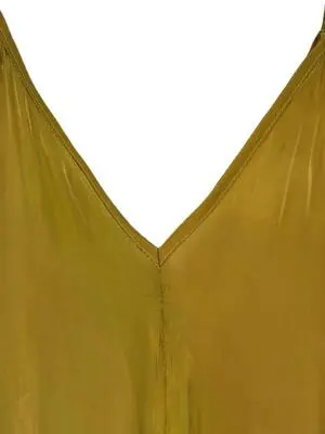 NO-IA Ruffled V-neck Maxi Dress