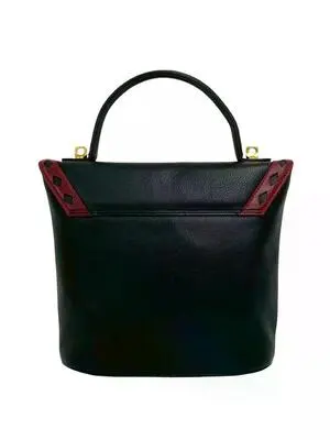 Saint Laurent 20th Century Diamond Cut Punching Top Handle Bag Satchel