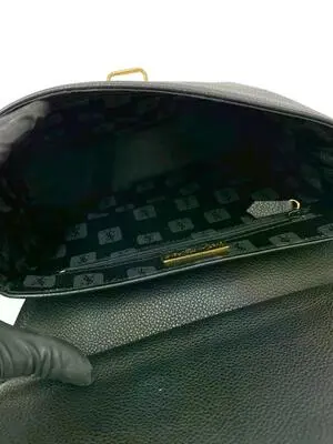 Saint Laurent 20th Century Diamond Cut Punching Top Handle Bag Satchel