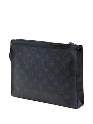 LOUIS VUITTON 2017 Monogram Eclipse Pochette Voyage Mm Clutch Bag