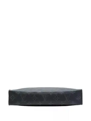 LOUIS VUITTON 2017 Monogram Eclipse Pochette Voyage Mm Clutch Bag