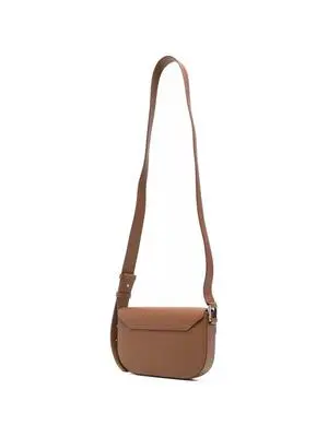 Emporio Armani Mini Leather Shoulder Bag - Brown