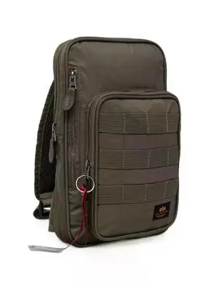 Alpha Industries Label Sling Bag - Green