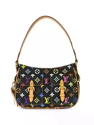 LOUIS VUITTON 2005 Monogram Multicolore Lodge Pm Shoulder Bag - Black