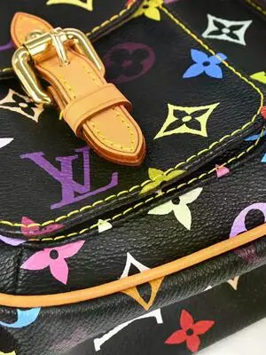 LOUIS VUITTON 2005 Monogram Multicolore Lodge Pm Shoulder Bag