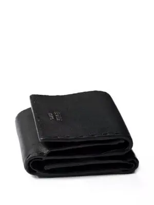 Prada Small Antiqued Leather Wallet
