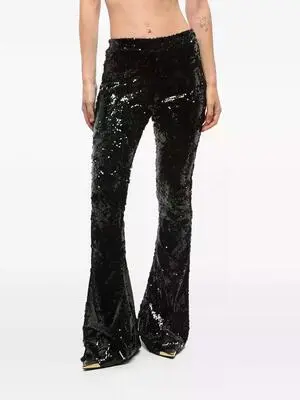 ADRIANA HOT COUTURE Sequin Embellished Flared Trousers