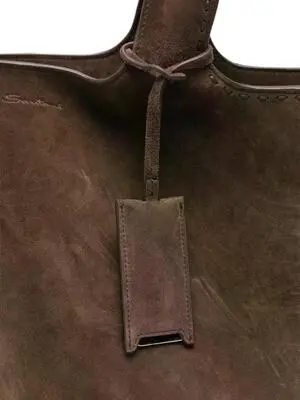 Santoni Suede Tote Bag