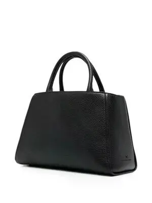 Elisabetta Franchi Logo-plaque Pebbled-effect Tote Bag