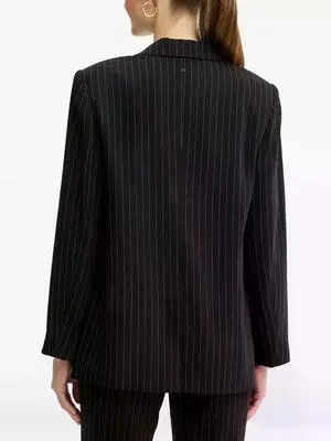 Armani Exchange Pinstripe-pattern Notched-lapels Blazer