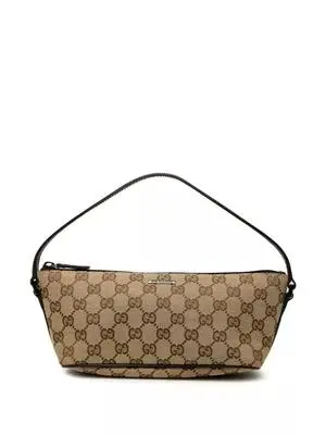 Gucci 2000-2015 Gg Canvas Boat Shoulder Bag - Neutrals