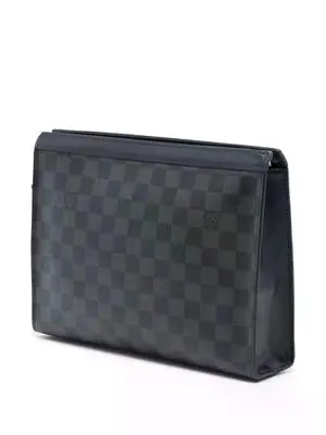 LOUIS VUITTON Damier Graphite Pochette Voyage Mm Clutch Bag