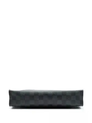LOUIS VUITTON Damier Graphite Pochette Voyage Mm Clutch Bag