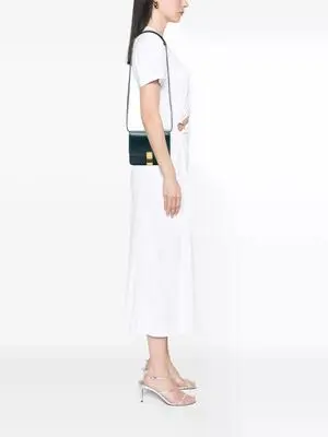 Celine 2017 Small Calfskin Classic Box Crossbody Bag - Green