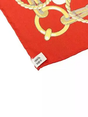 Hermès 1970-2000 Chateaux D Arriere Silk Scarf 90 Scarves - Multicolour