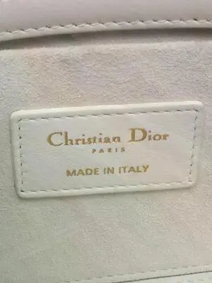 Dior Medium Beaded Embroidered Leather Lady D Joy Satchel