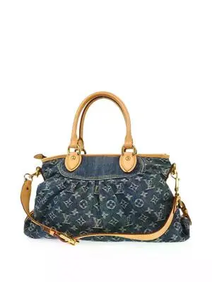 LOUIS VUITTON 2007 Neo Cabby Mm Shoulder Bag - Blue