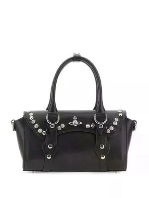 VIVIENNE WESTWOOD Bettina Mini Studded Tote Bag - Black