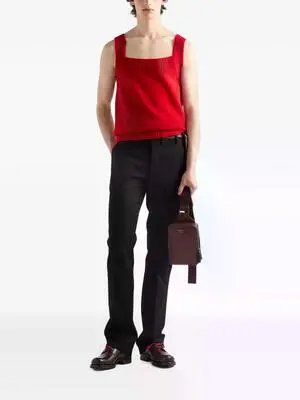 Prada Brique Antiqued Leather Bag