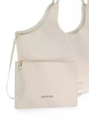 Moschino Plaque Tote Bag