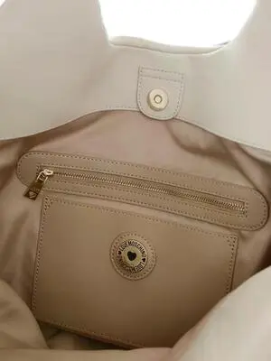 Moschino Plaque Tote Bag
