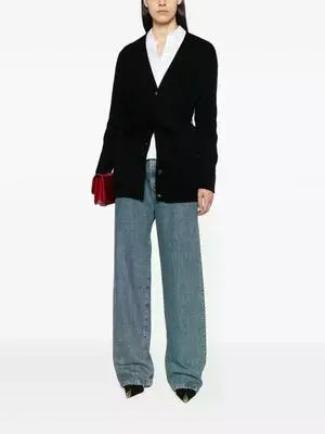 Valentino Garavani Cashmere Cable Knit Belted Cardigan