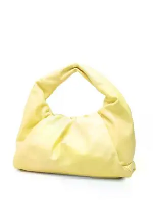 Bottega Veneta Lambskin The Pouch Shoulder Bag - Yellow
