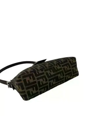 Fendi 2000-2010 Zucca Canvas Shoulder Bag