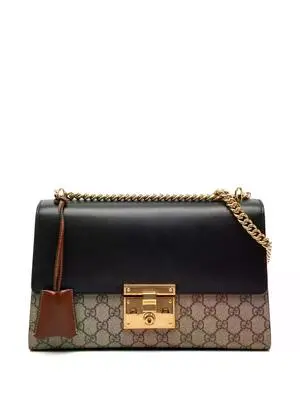 Gucci 2000-2015 Medium Gg Supreme Padlock Shoulder Bag - Neutrals