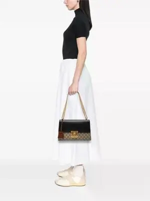 Gucci 2000-2015 Medium Gg Supreme Padlock Shoulder Bag