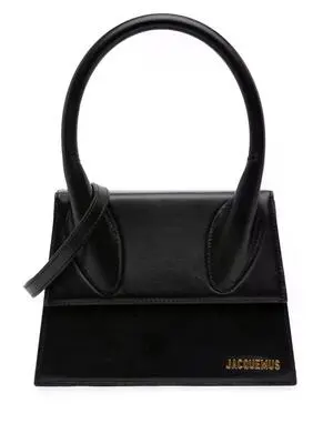 Jacquemus 2000-2026 Leather Le Grand Chiquito Satchel - Black