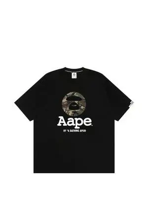 AAPE BY *A BATHING APE Aapeunvs Moonface T-shirt - Black