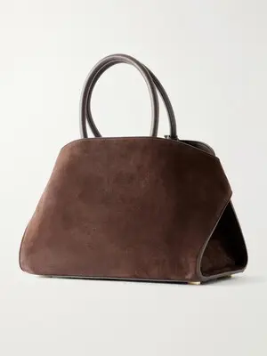 FERRAGAMO Hug Suede Shoulder Bag