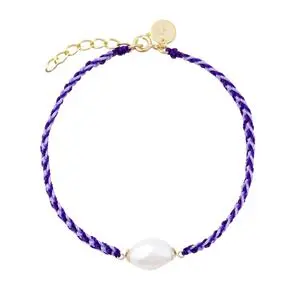 CHIARA TEDESCHI JEWELLERY Thread Bracelet - Purple