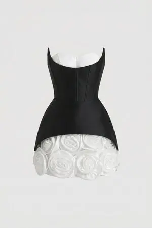 TWIN ARCHIVES Afelia Sculptural Mini Dress