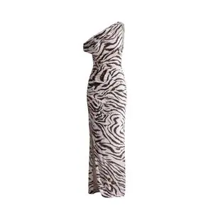ALOMA STUDIO Caresse Maxi Dress Zebra