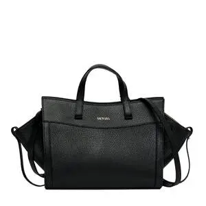 SAONARA BRAND Mini Shopping Bag Leather - Black