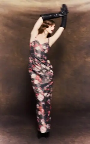 ALEXANDRA PIJUT Allie Dress In Dutch Masters Taffeta