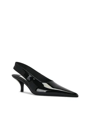 TOTEME Classic Patent Slingback Heel