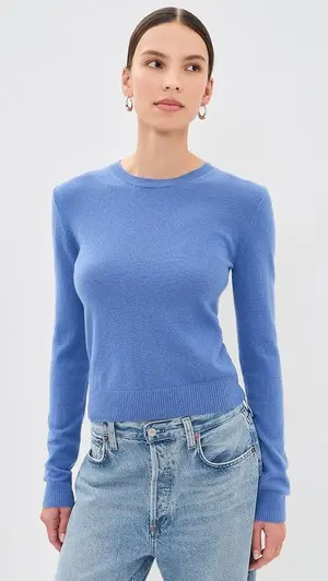 REFORMATION Lian Cashmere Crew Pullover