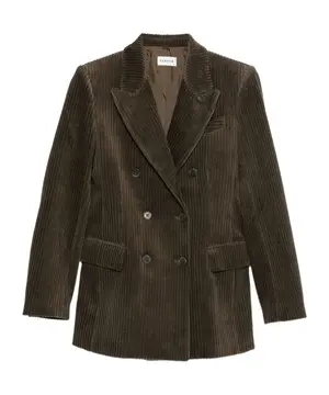 P.a.r.o.s.h Double-breasted Corduroy Blazer