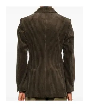 P.a.r.o.s.h Double-breasted Corduroy Blazer