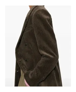 P.a.r.o.s.h Double-breasted Corduroy Blazer