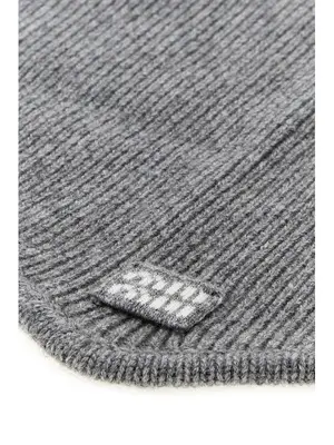 Miu Miu Patch Knitted Scarf