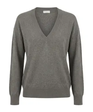Brunello Cucinelli Long-sleeved Knitwear - Gray