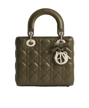 Dior Small Lady Shoulder Bag - Khaki