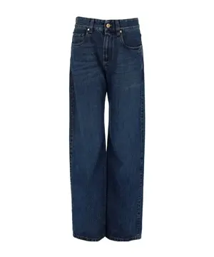 Brunello Cucinelli Wide-leg Jeans - Blue