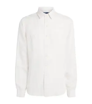 Polo Ralph Lauren Linen-silk Classic Fit Shirt - White