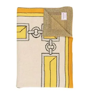 SAVED NY X Damien Nicolas Roux Cashmere Sunburst Throw
