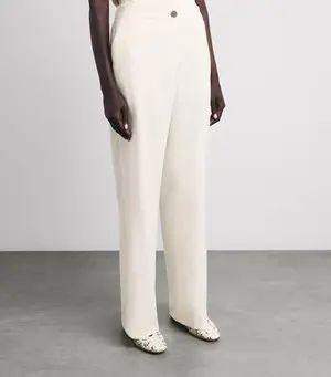 Colombo Cashmere Straight Trousers